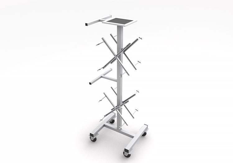 Elumatec DW 4 Gasket trolley 3d model - 3DComps