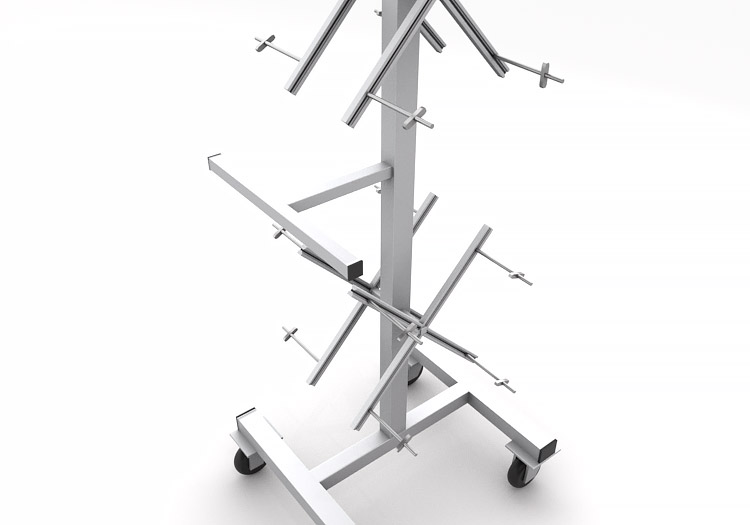 Elumatec DW 4 Gasket trolley 3d model - 3DComps